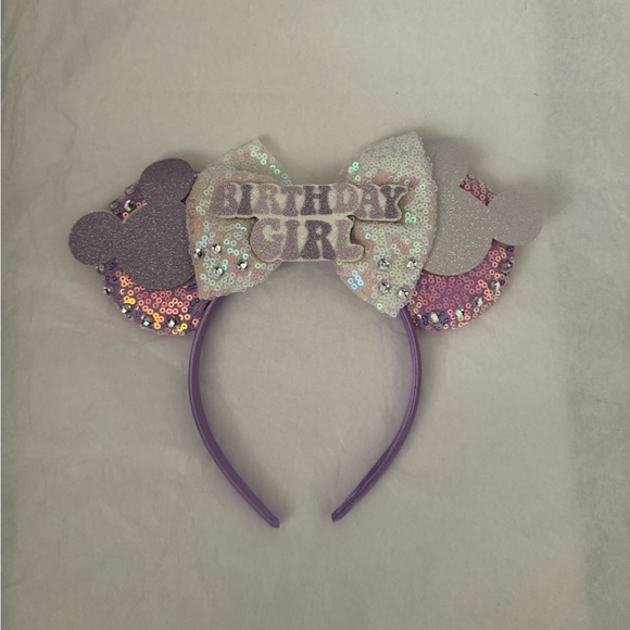 Disney | Accessories | Disney Birthday Girl Ears Headband | Poshmark